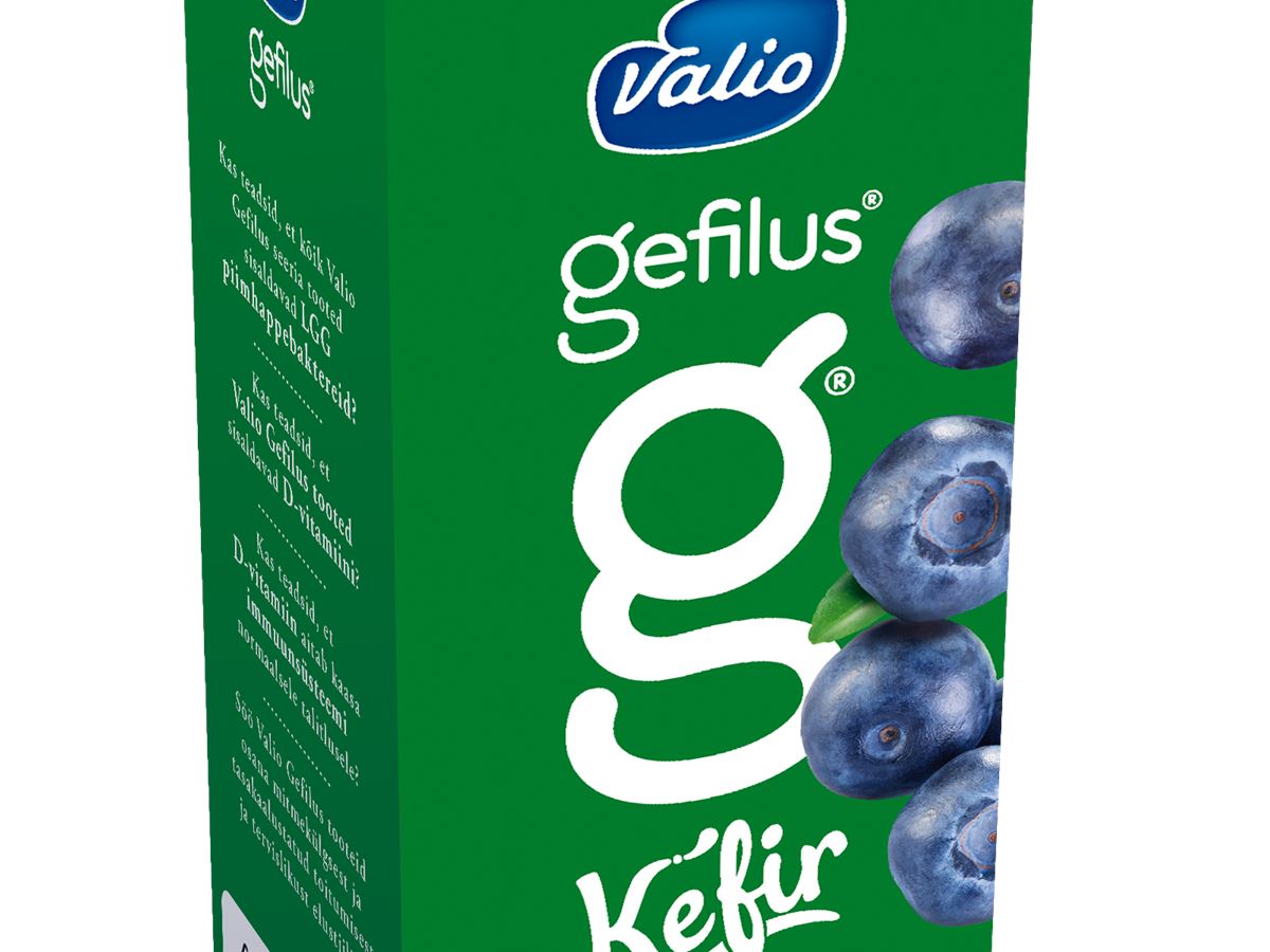 Kefyras su mėlynėmis VALIO GEFILUS, 1 kg | Valio